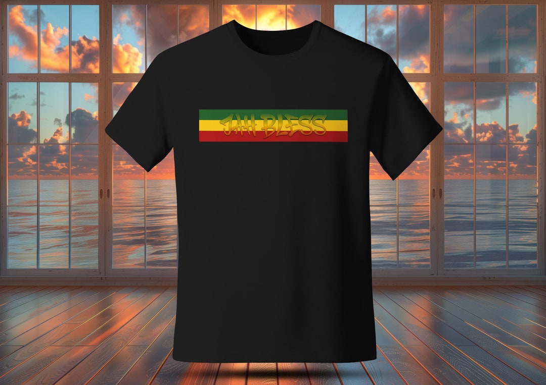 Jah Bless T-shirt, Jamaica Vacation Shirt, Black History, Peace Shirt ...