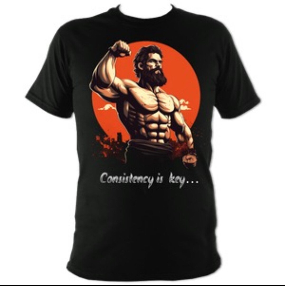 Gym T-shirt consistency is Key - Etsy