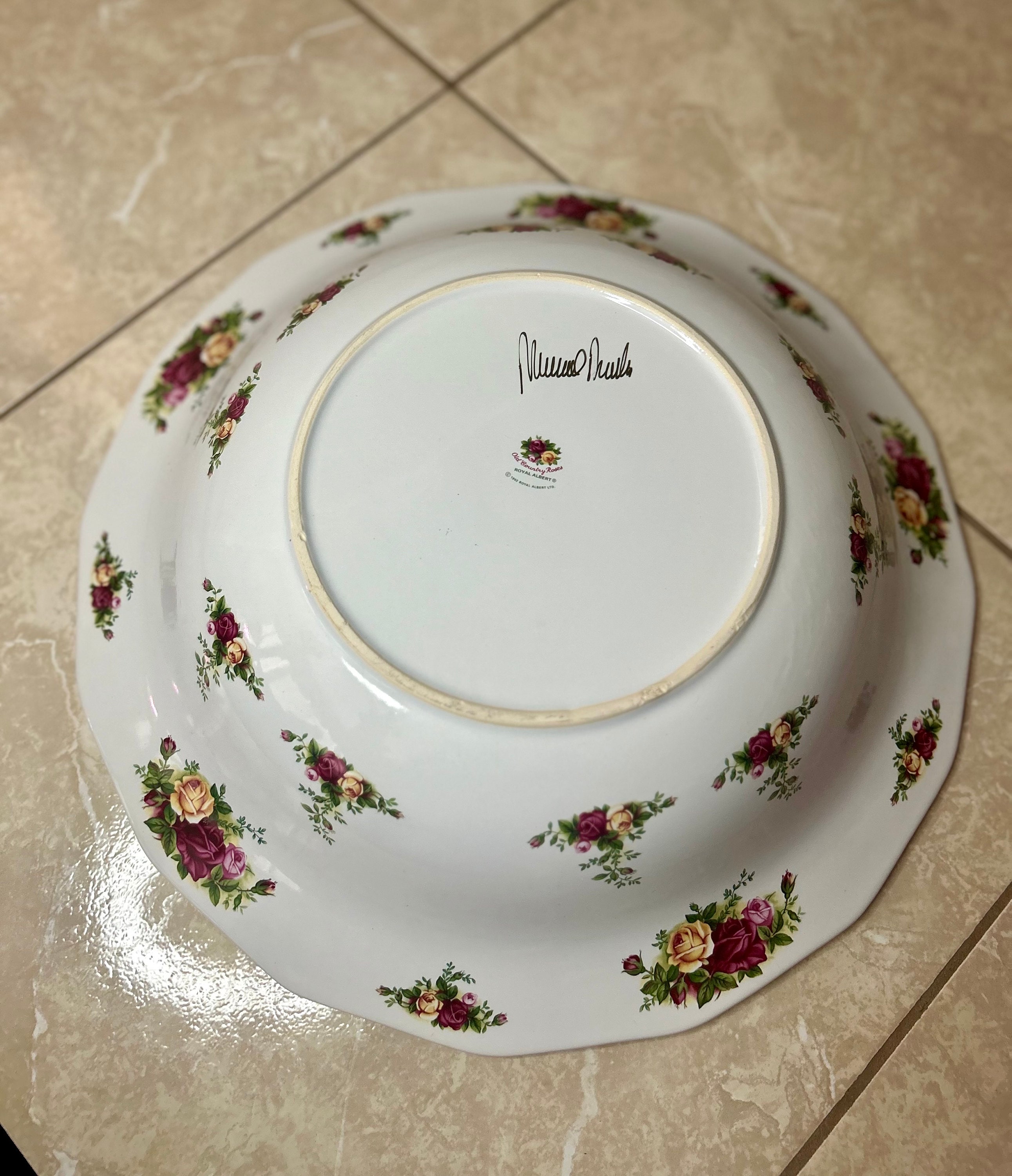 Royal Doulton/royal Albert Old Country Roses Bone China Pitcher & Basin ...