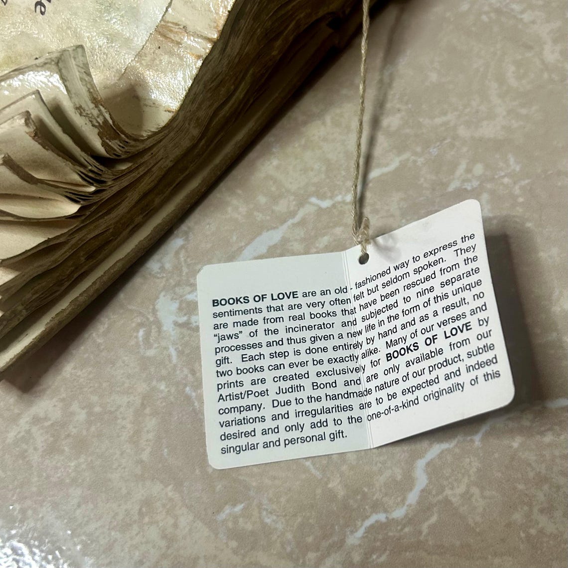 Books of Love "to Make A House A Home" Decorative Book - Etsy