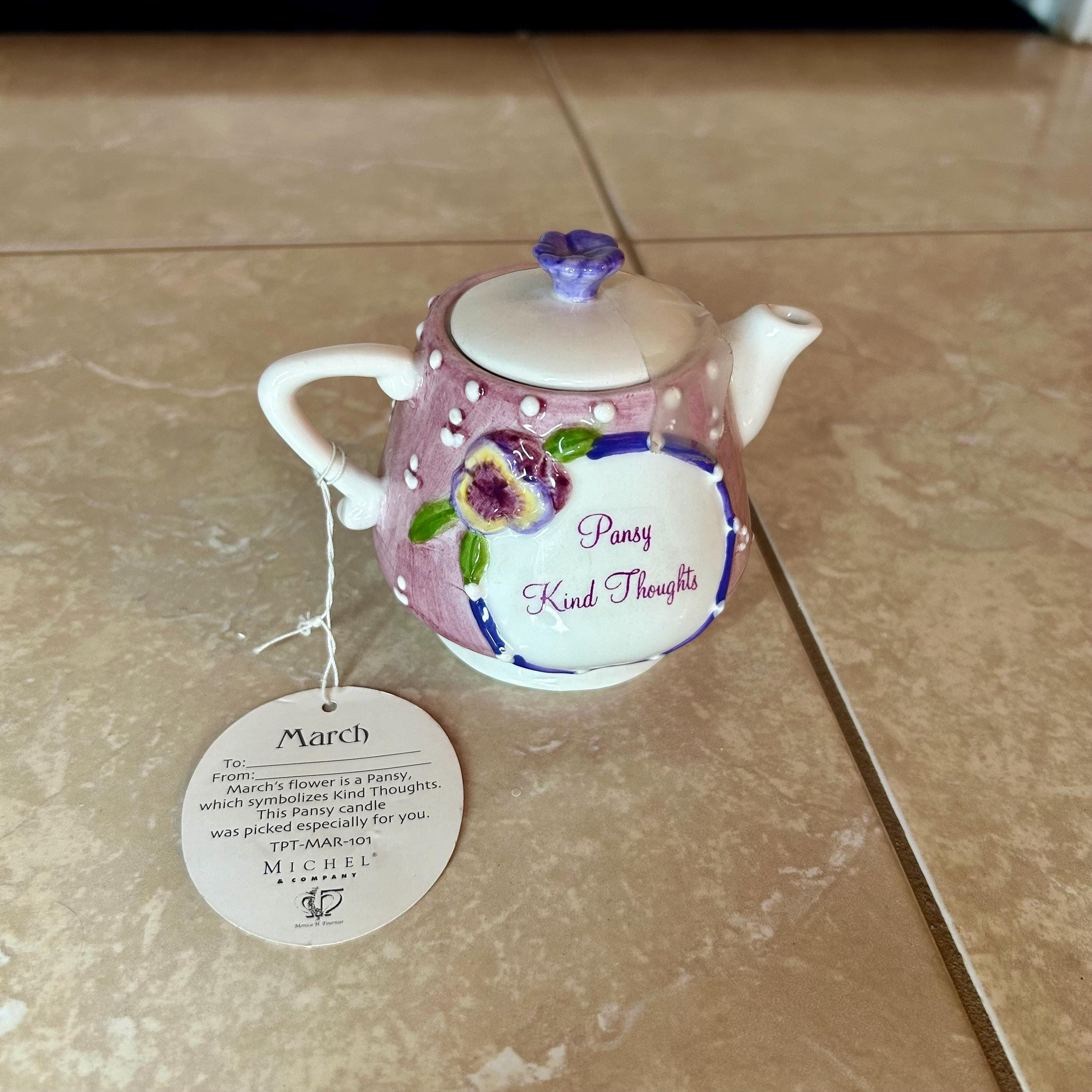 Teapot of the Month Candle (march) - Etsy