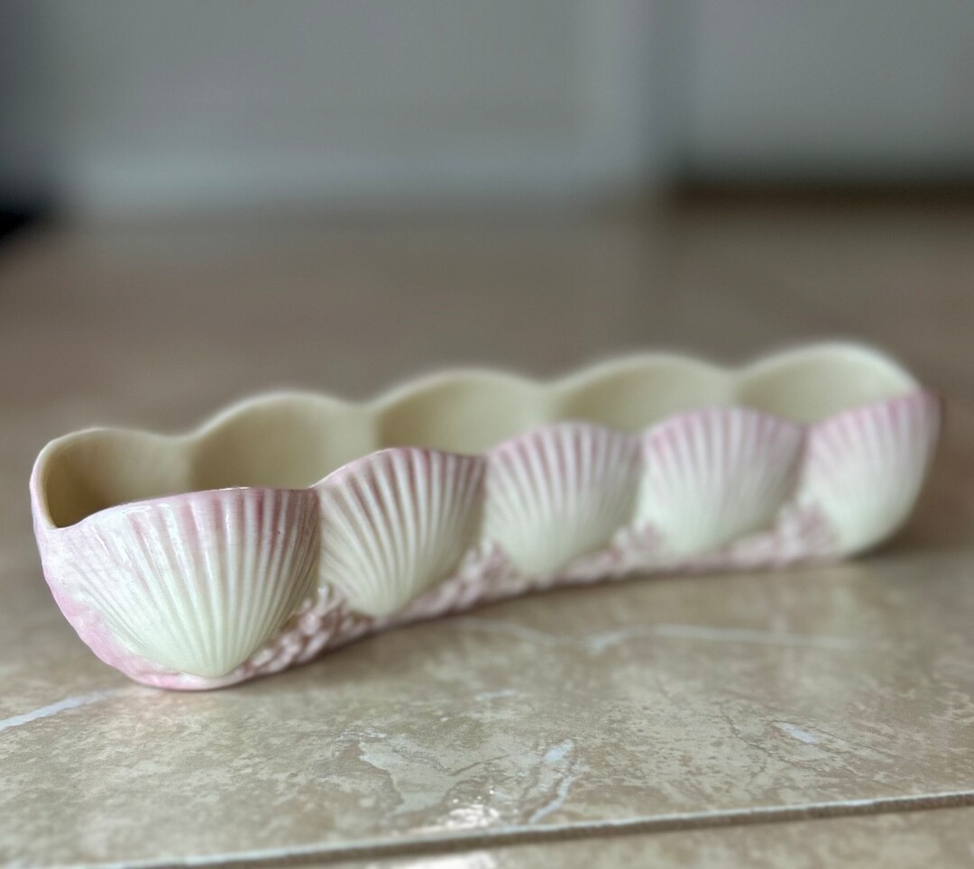 Belleek Ireland Neptune Curved Shell Shaped Mint Tray/curved Candy Dish ...