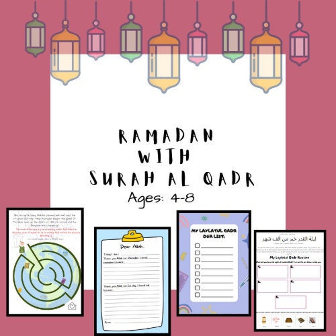 Islamic Worksheet, Ramadan Worksheet, Quran for Kids, Ramadan Activity ...