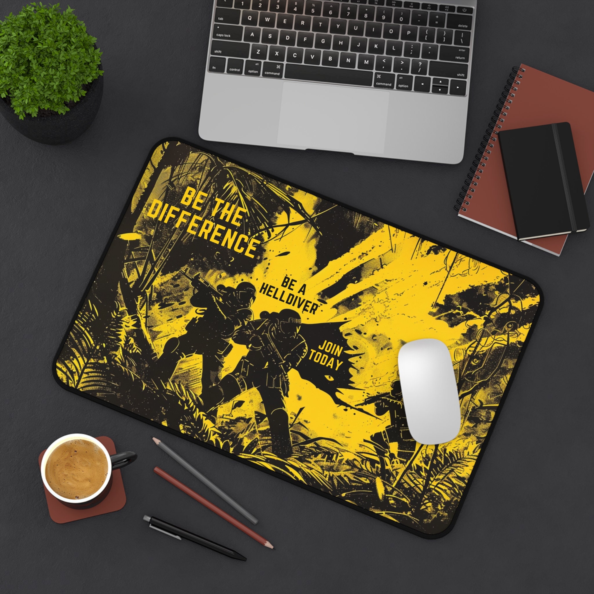 Helldivers 2 Desk Pads Helldivers Mouse Mats Galactic Gaming Gear Desk ...