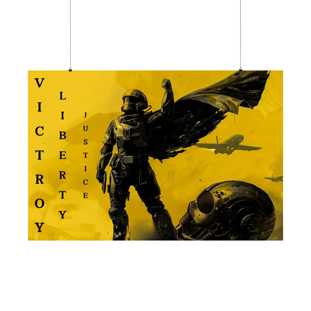 Helldivers Limited Edition Print Celebrate Justice Liberty Exclusive ...