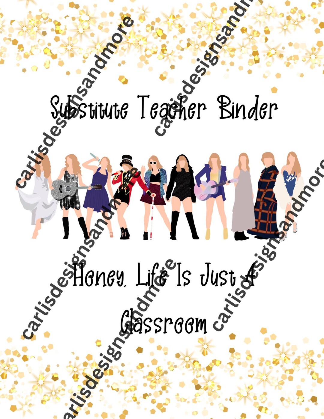 Era's Tour Binder Covers and Hall Pass (spines Can Be Made to Match) - Etsy