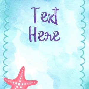 Under the Sea Binder Covers and Hall Passes - Etsy