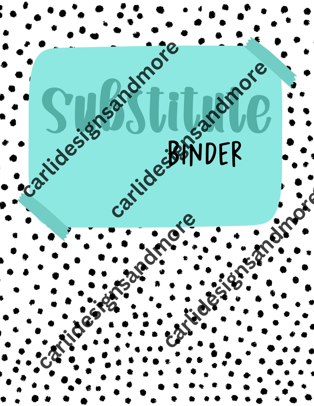 Colorful Editable Binder Covers - Etsy