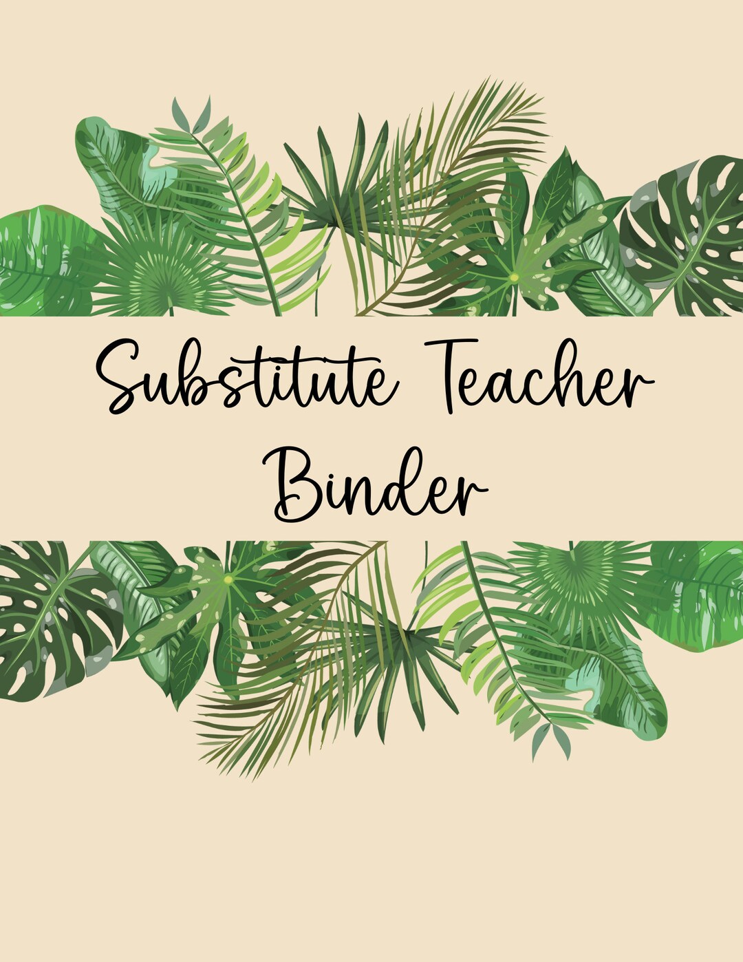 Plant Binder and Spine Cover - Etsy