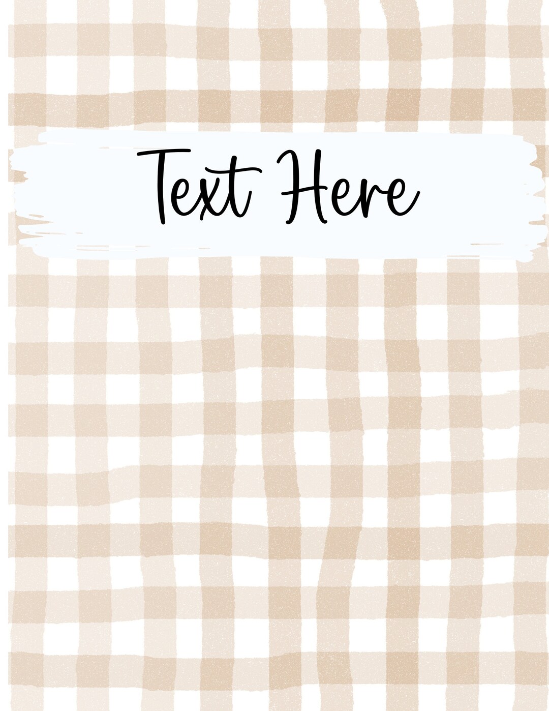 Gingham and Floral Binder Covers, Spine Covers, and Hall Passes - Etsy