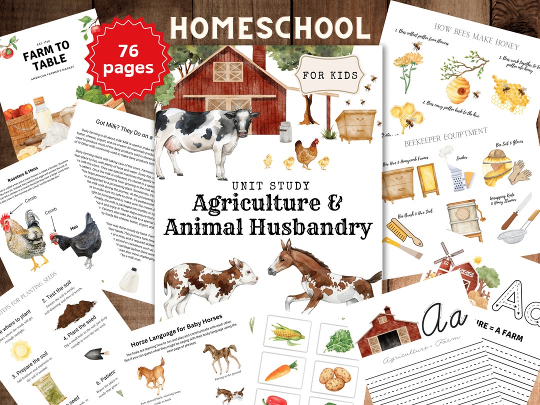 Farming Unit Study, Agriculture, Nature Study, Homesteading, Farm ...