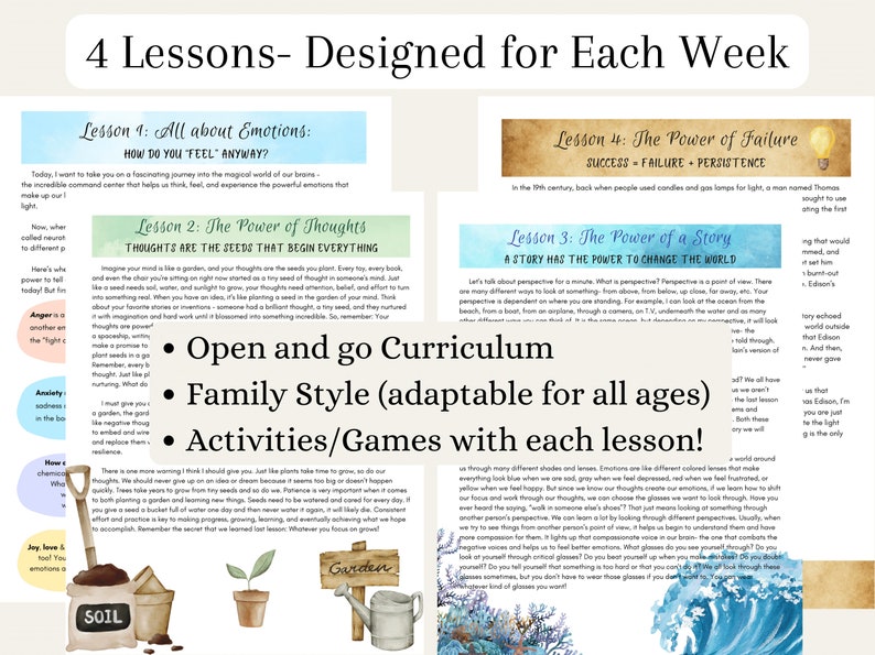 Mindset Unit Study, Growth Mindset for Kids, Brain Science, Emotions ...