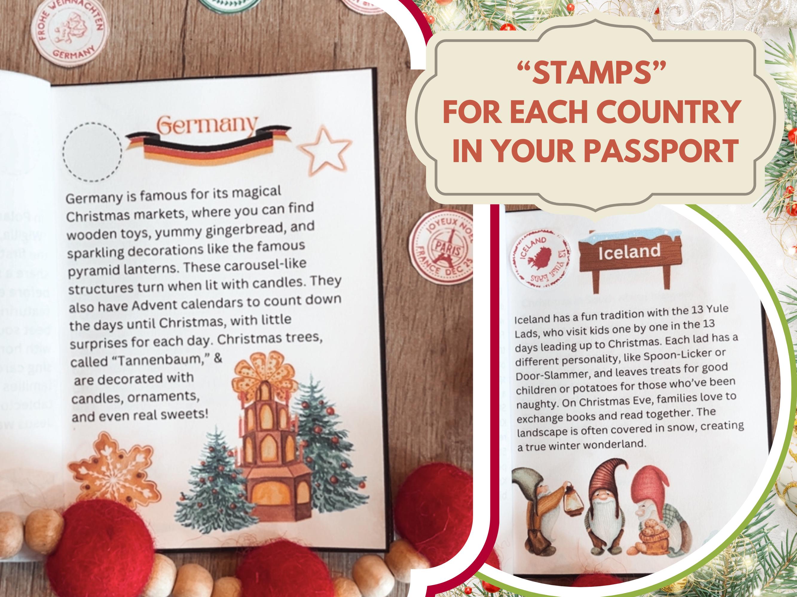 Christmas Around the World, Christmas Passport, Christmas Activity ...
