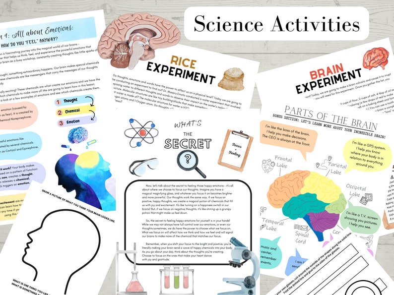 Mindset Unit Study, Growth Mindset for Kids, Brain Science, Emotions ...