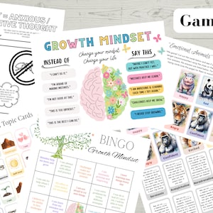 Mindset Unit Study, Growth Mindset for Kids, Brain Science, Emotions ...