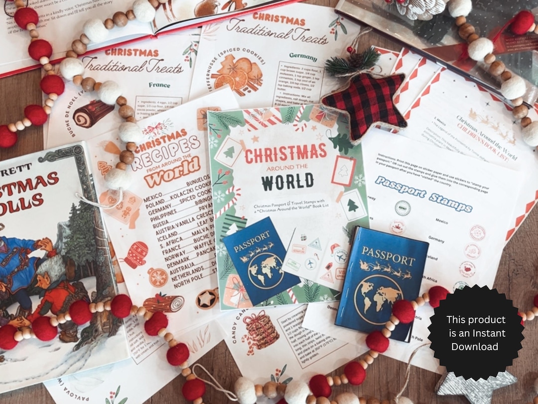 Christmas Around the World, Christmas Passport, Christmas Activity ...