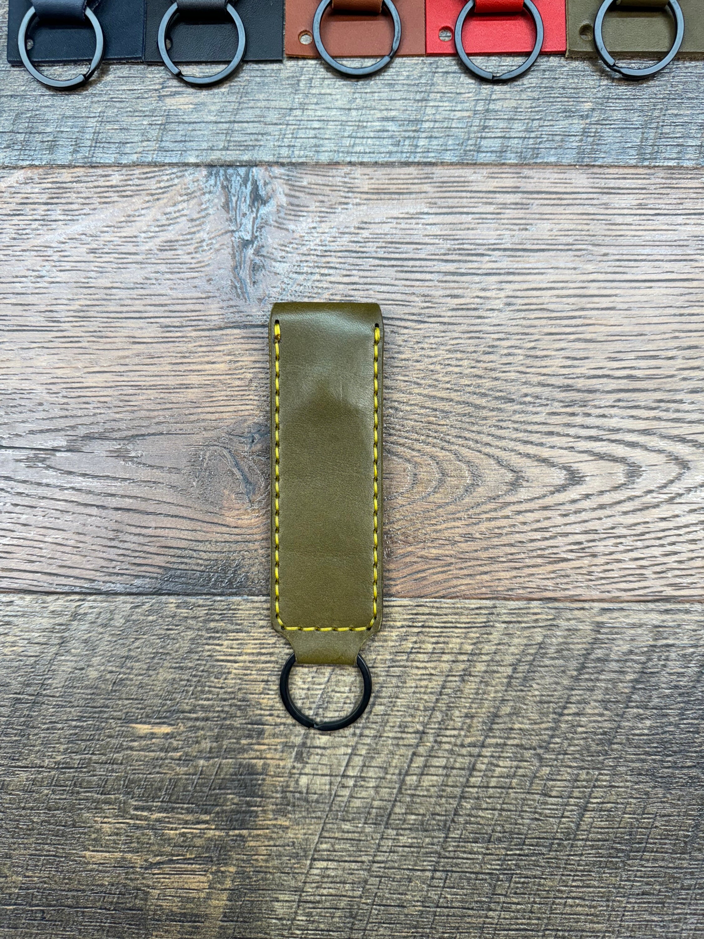 Pocket Knife Sheath Knife Holder Key Ring Hand Made Hand Burnishing ...