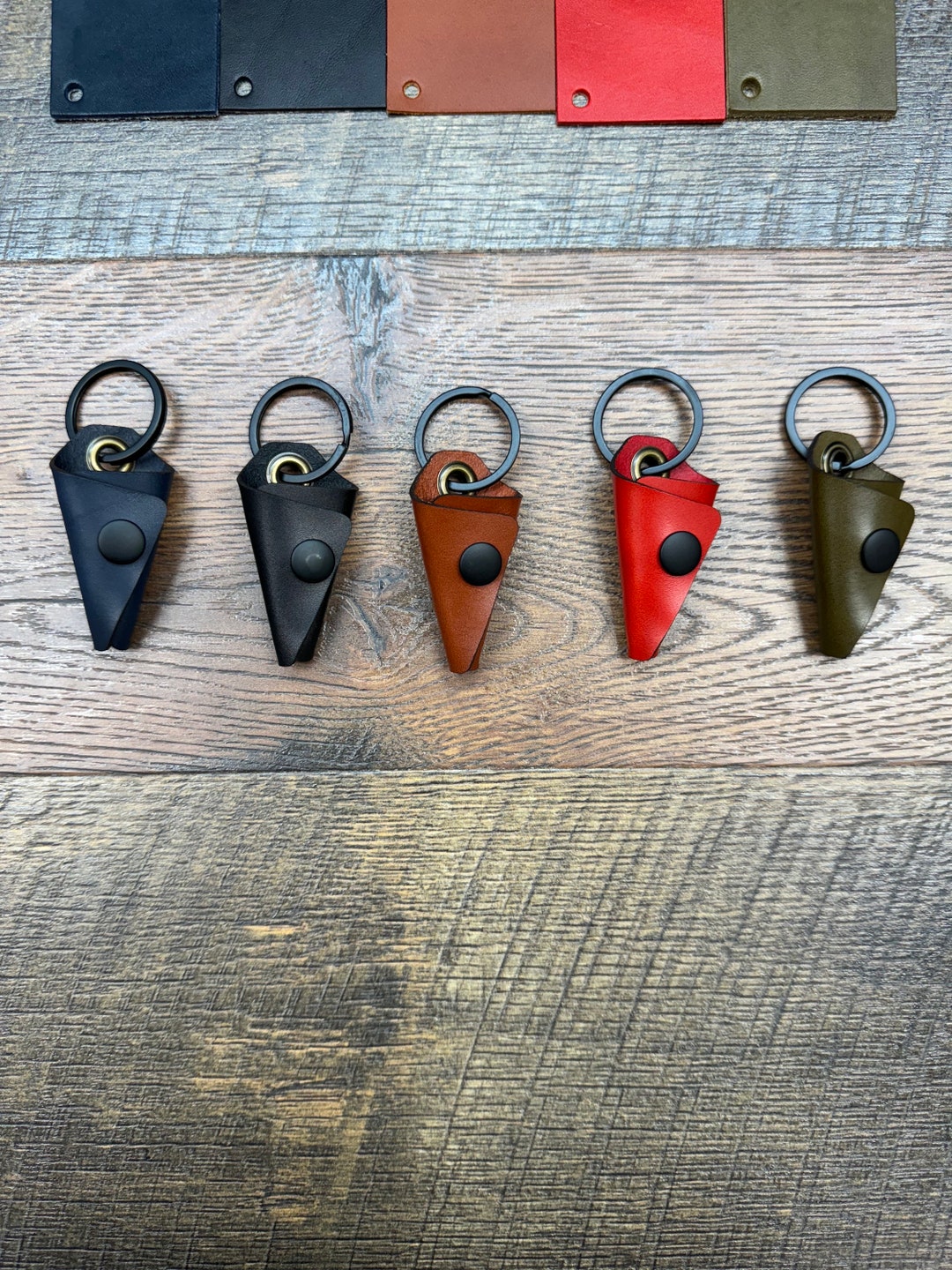 Key Wrap, Key Organizer, Hand Made, 5 Key Holder, Key Chain,edc ...