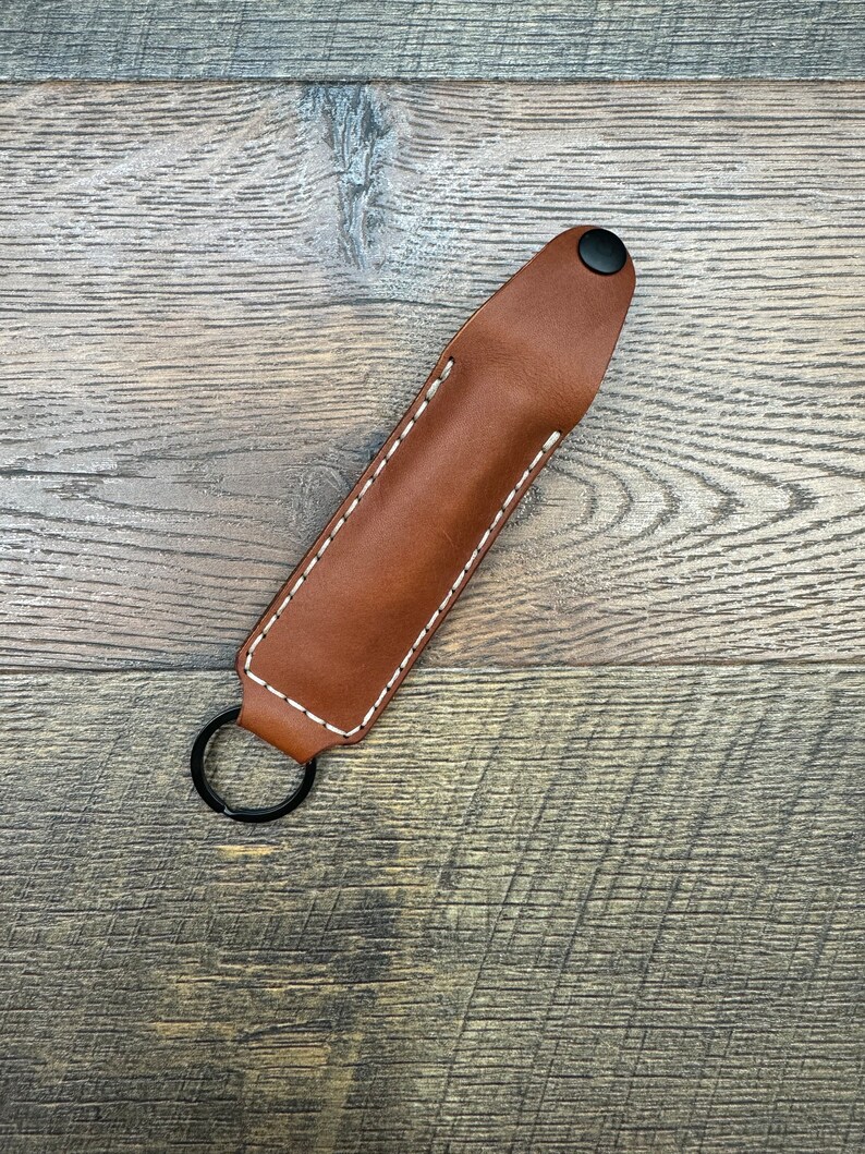 Pocket Knife Sheath Knife Holder Key Ring Hand Made Hand Burnishing ...