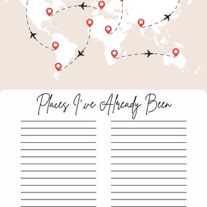 Ultimate Printable Travel Journal , Travel Planner, Packing List ...