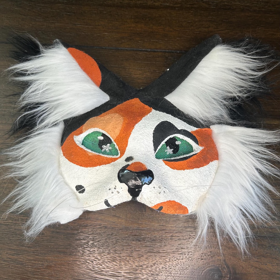 Calico Cat Therian Mask - Etsy