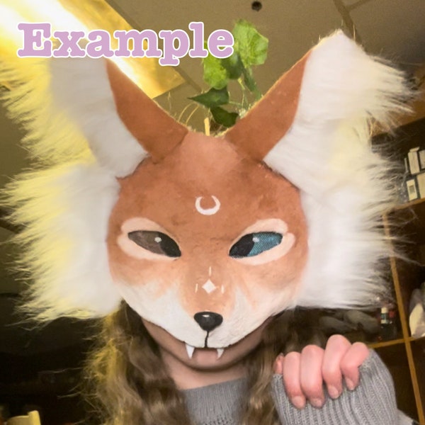 Therian Mask Fennec Fox - Etsy