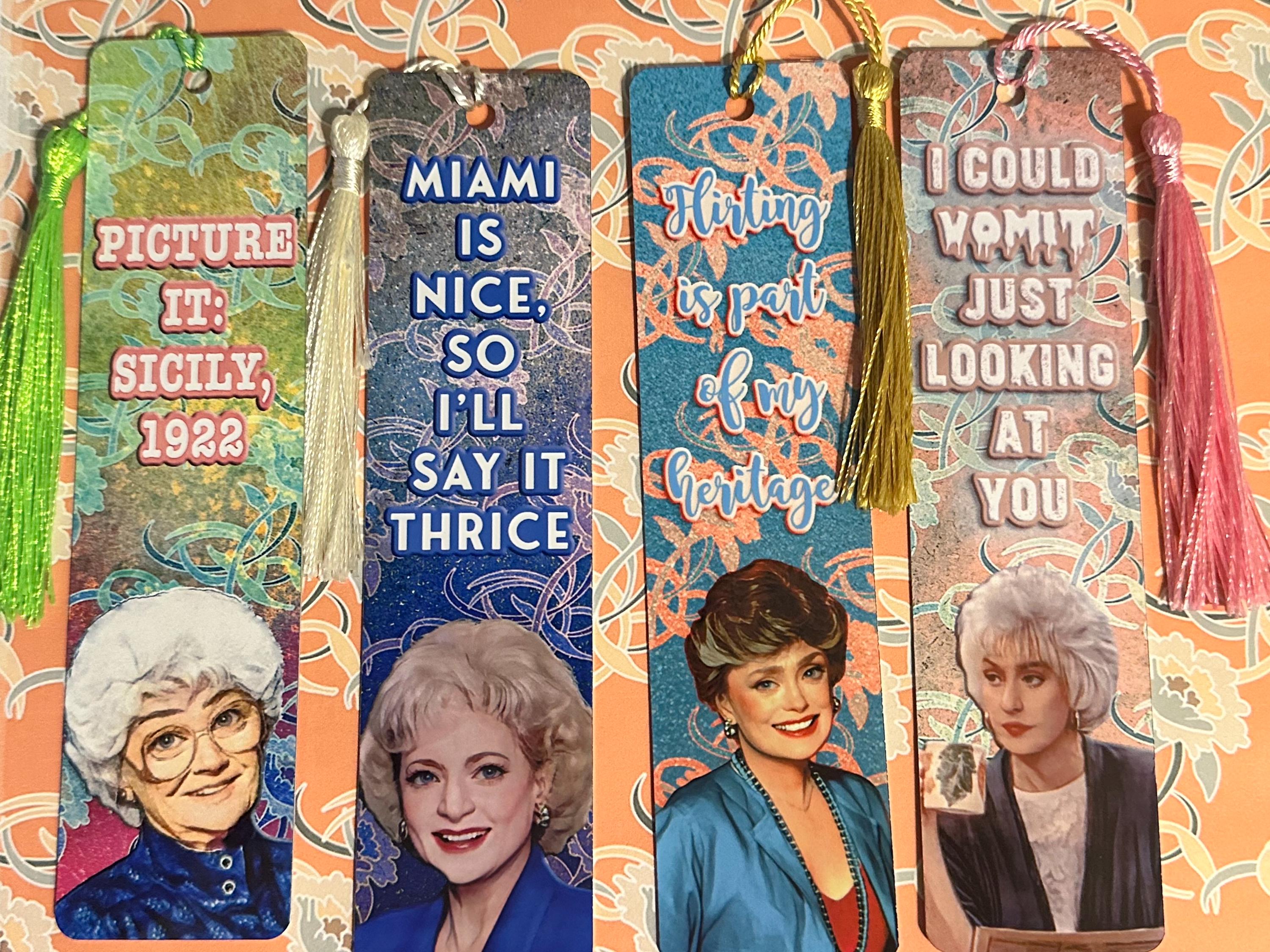 Golden Girls Metal Bookmark: Book Lover Gift - Etsy