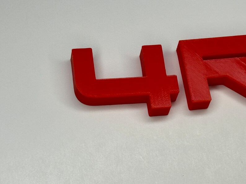 Toyota 4RUNNER Grille Emblem Letters - Etsy