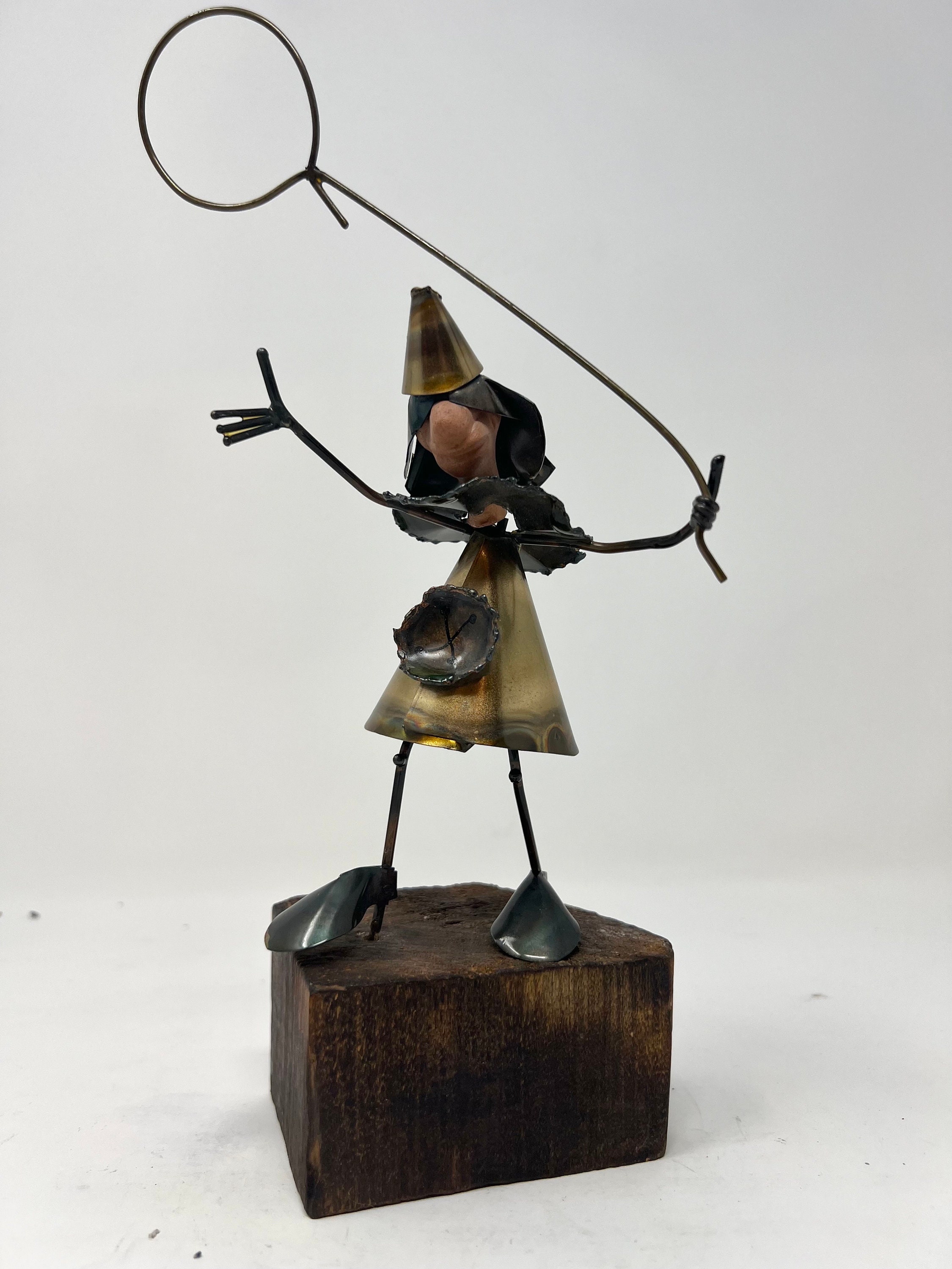 1970s ALLAN RYAN (canada) Metal and Ceramic Sculpture | Signed by ...