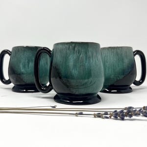 1970s CANUCK POTTERY (canada) 4 Evangeline Ware Drip Glazed Pottery ...