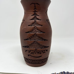 1970s MOHAWK Pottery Vase 'tree of Peace' - North American Six Nations ...
