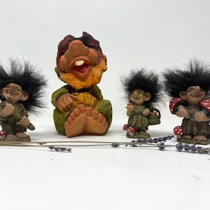 Vintage Norwegian Trolls | HENNING Troll | Candy Design Miniature ...