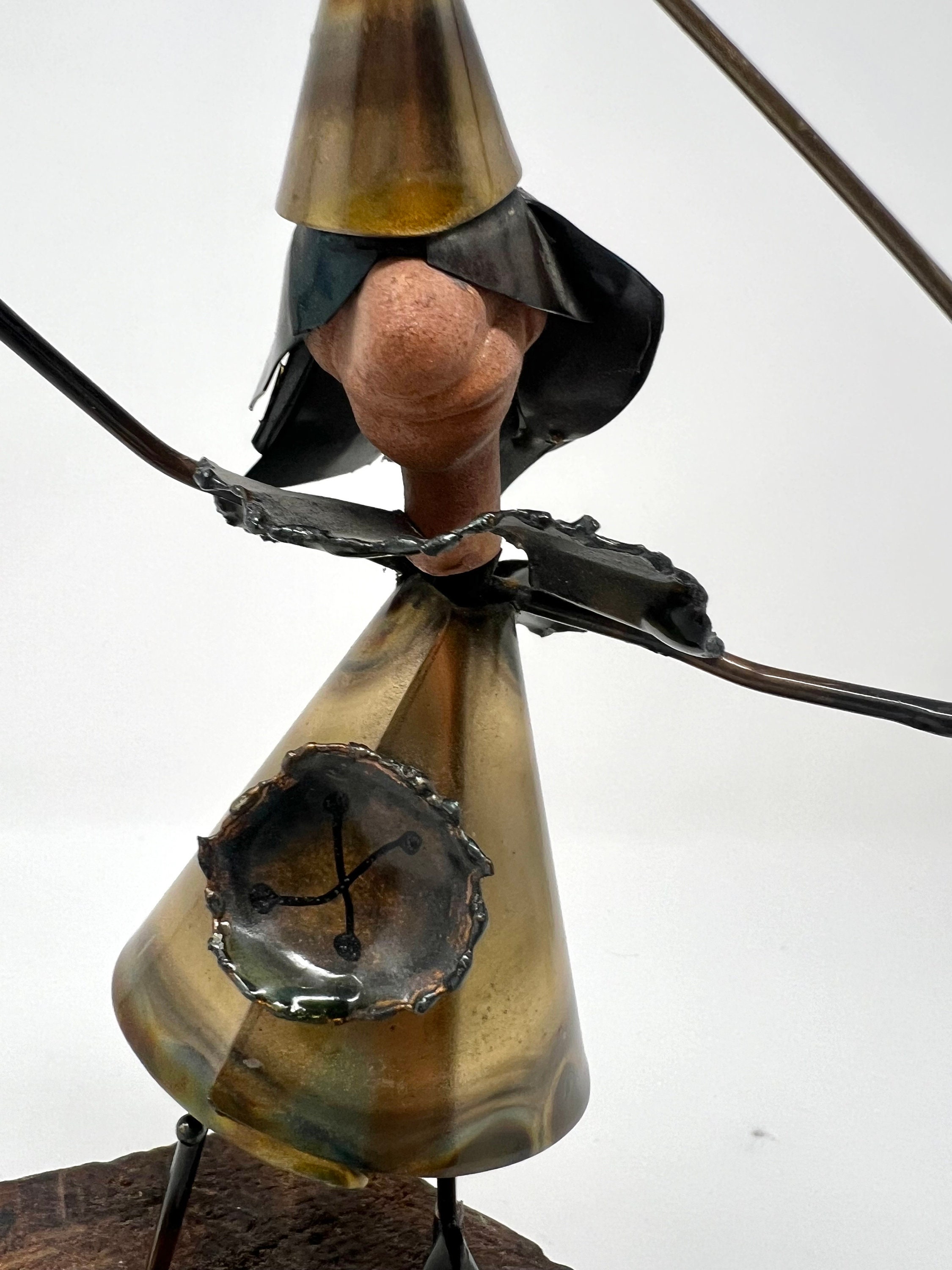 1970s ALLAN RYAN (canada) Metal and Ceramic Sculpture | Signed by ...