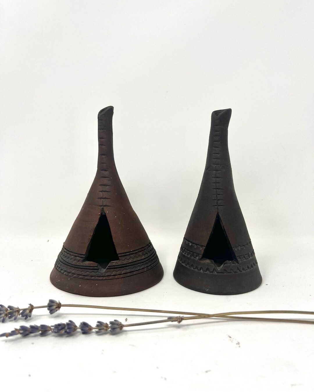 1960s MOHAWK Pottery Vase Teepee | Six Nations Pottery Teepee Set ...