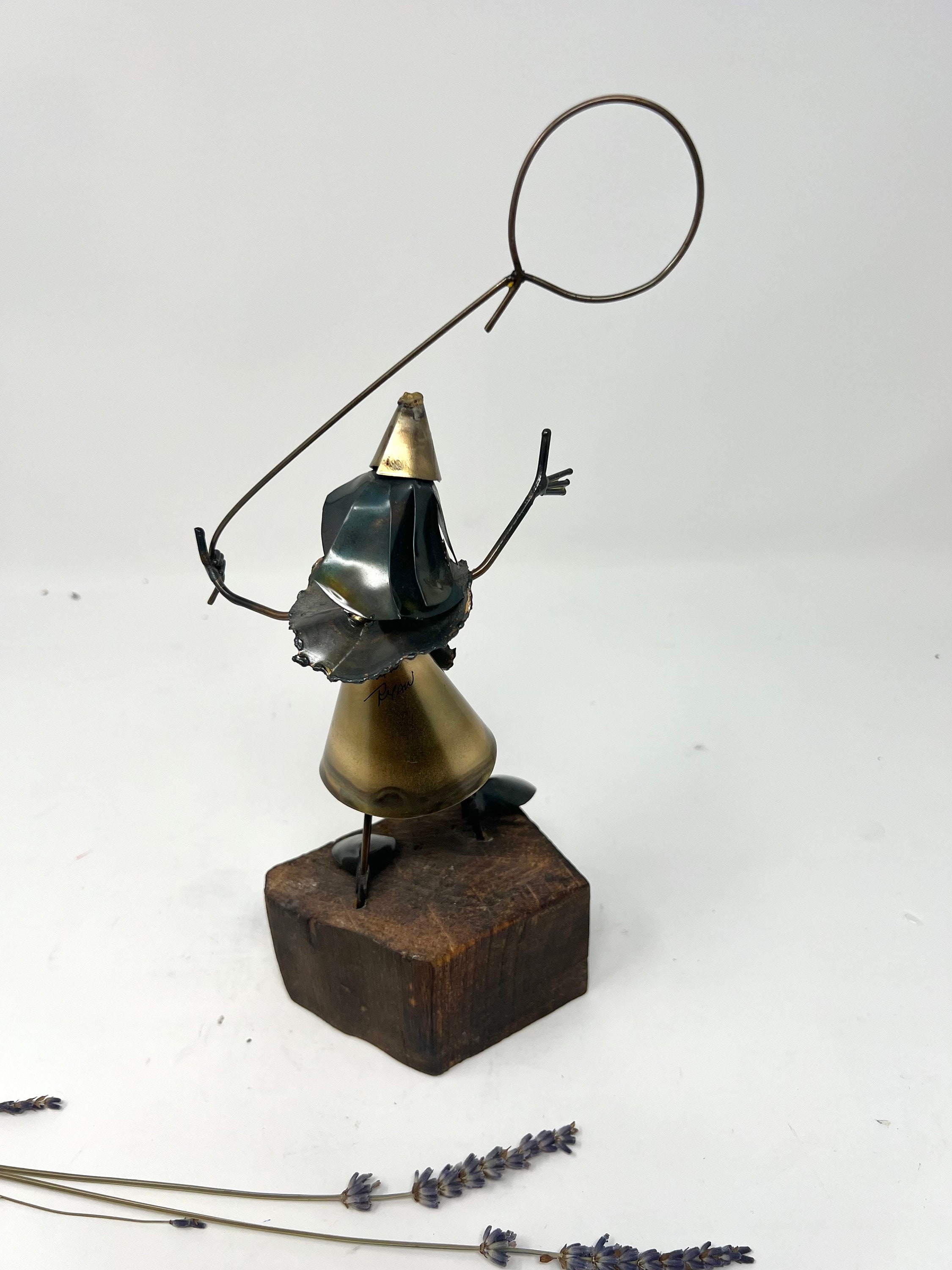 1970s ALLAN RYAN (canada) Metal and Ceramic Sculpture | Signed by ...