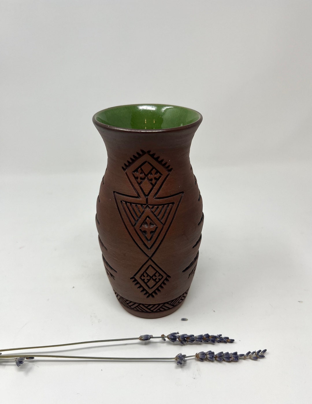 1970s MOHAWK Pottery Vase 'tree of Peace' - North American Six Nations ...