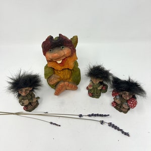 Vintage Norwegian Trolls | HENNING Troll | Candy Design Miniature ...