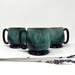1970s CANUCK POTTERY (canada) 4 Evangeline Ware Drip Glazed Pottery ...