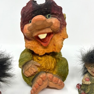 Vintage Norwegian Trolls | HENNING Troll | Candy Design Miniature ...