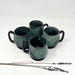 1970s CANUCK POTTERY (canada) 4 Evangeline Ware Drip Glazed Pottery ...
