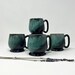 1970s CANUCK POTTERY (canada) 4 Evangeline Ware Drip Glazed Pottery ...