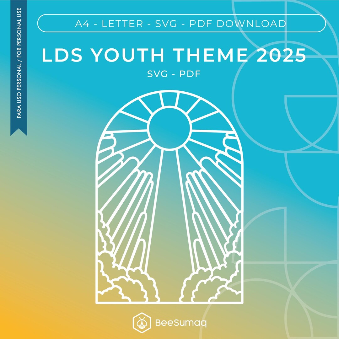 Fsy 2025 Theme Youth 2025 JUST LOGO SVG / (print) - Look to Christ Svg ...