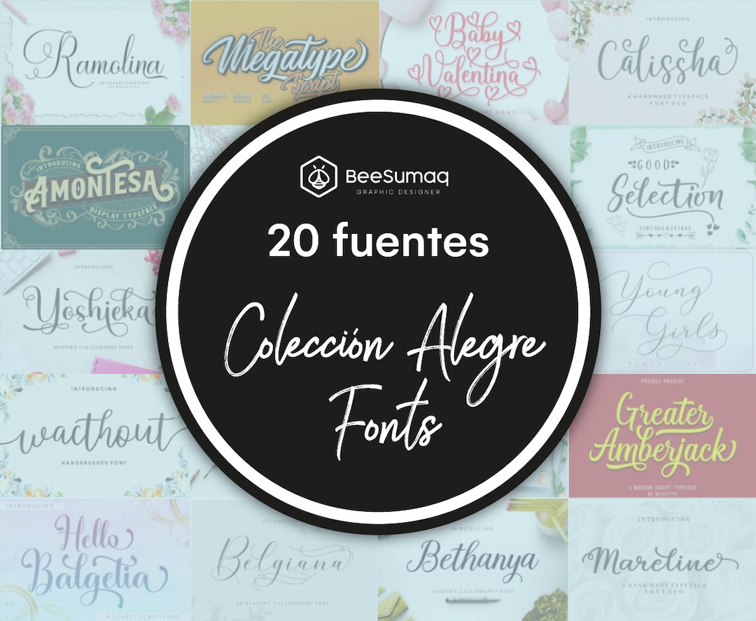 20 Alegría Fonts Use Them for All Your Works and Creations./alegria 20 ...