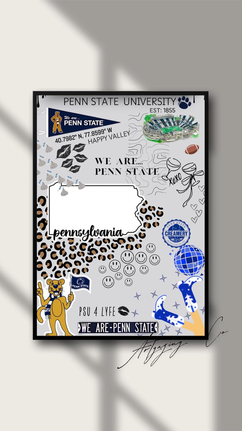 Penn State Posters | Penn State Digital Art | Pennsylvania State ...