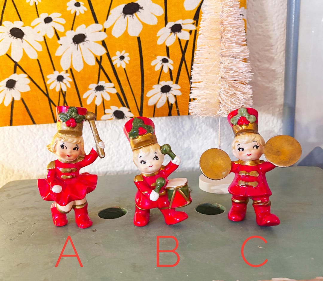 Lefton Marching Band Figurines - Etsy