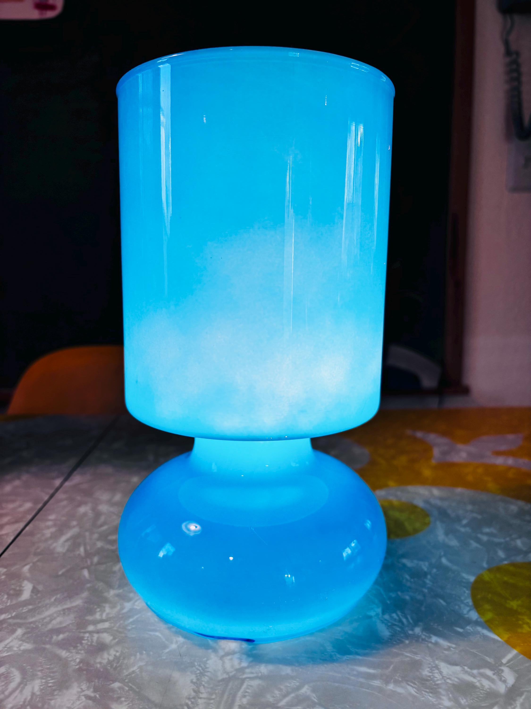 90’s IKEA Lytka Glass Lamp - Etsy