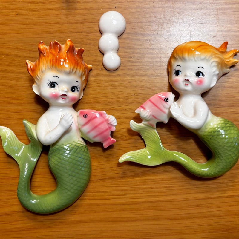 Lefton Mermaid - Etsy