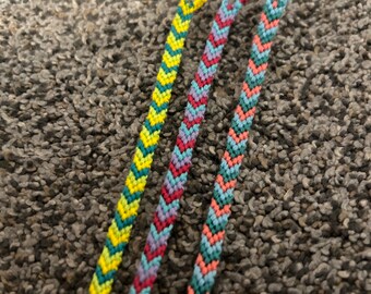 Friendship Bracelets, String and Chevron Bracelet - Etsy