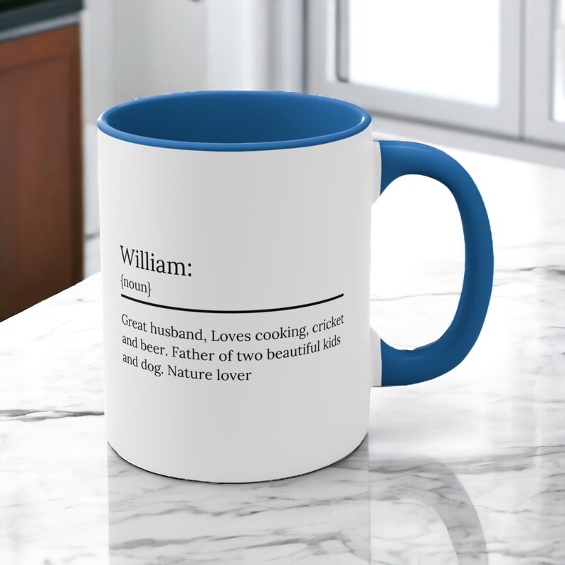 Custom Name Definition Coffee Mug, Gift for Mug, Ceramic Coffee Mug, Personalized Name ...