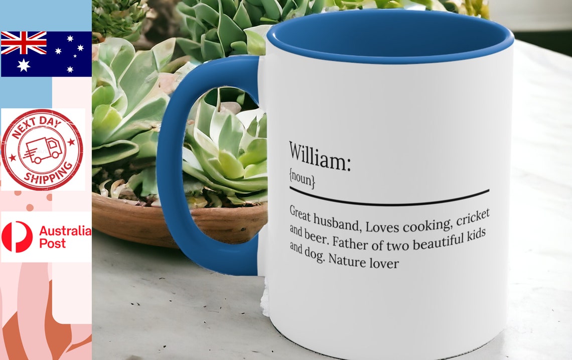 Custom Name Definition Coffee Mug, Gift for Mug, Ceramic Coffee Mug ...